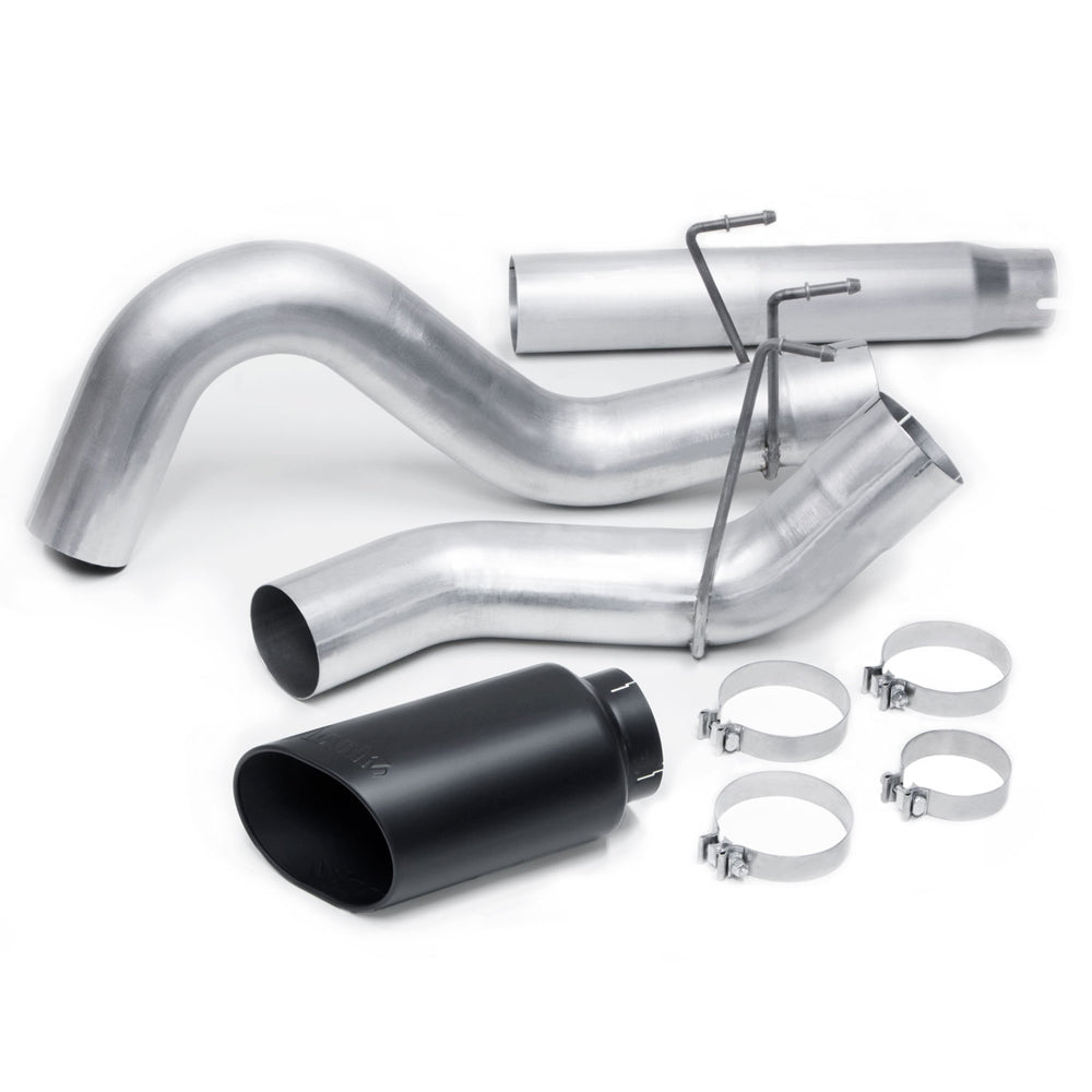 Monster Exhaust System 5-inch Single S/S-Black Tip for 10-12 Ram 2500/ ...