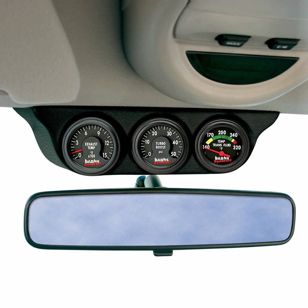 Overhead Console Pod 3 Gauges 2003-2007 Dodge Ram 1999-2007 Ford Super ...