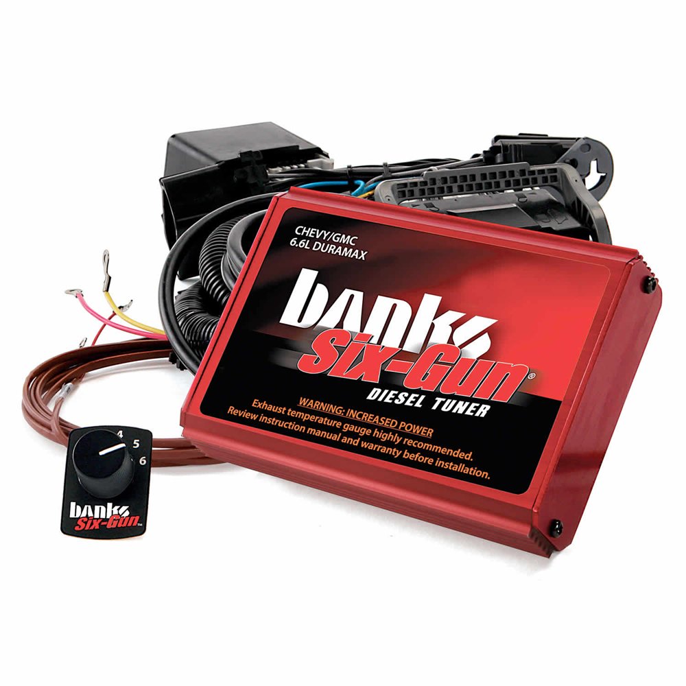 Six-Gun Diesel Tuner W/Switch 01-04 Chevy 6.6L LB7 Banks Power-63767 ...